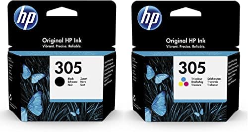 305 Black & Tri-Colour Ink Cartridge, Multipack, 3YM61AE, 3YM60AE ...