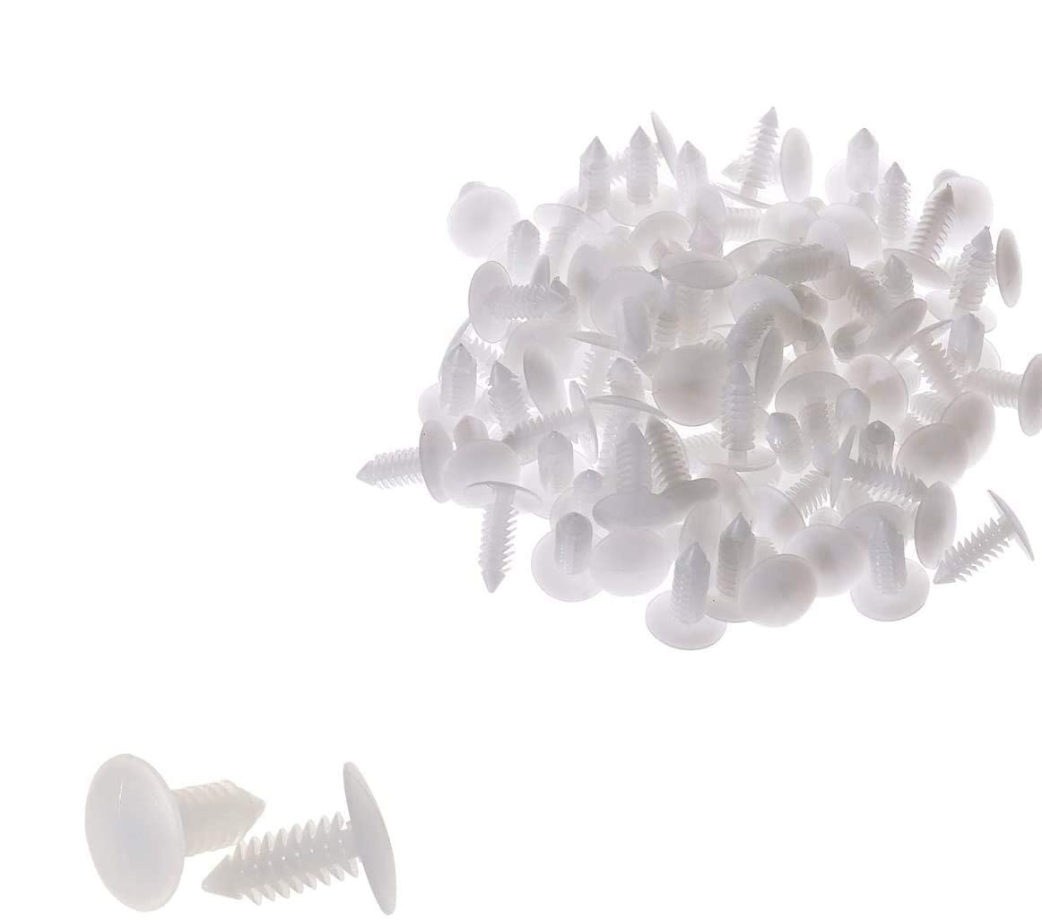 Amazon.com: ZYHW 8mm Plastic Christmas Tree Fastener Rivet Clips ...