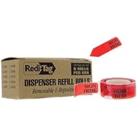Amazon.com : Redi-Tag Self-Stick"Sign HERE" Arrow Flags for Documents ...