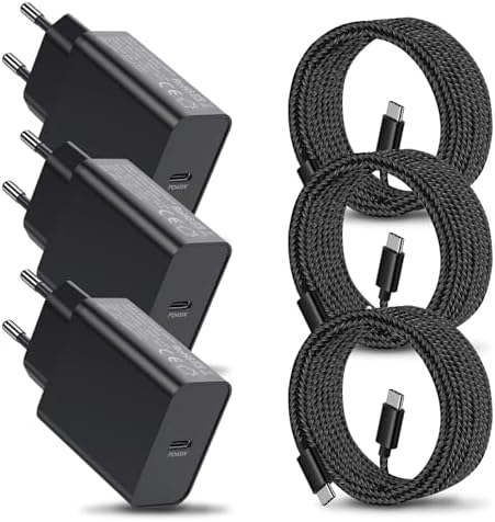 45W Chargeur USB C Rapide et Câble pour Samsung Galaxy S24 S23 Ultra/S23 Plus/S23/S22 Ultra/S22 ...