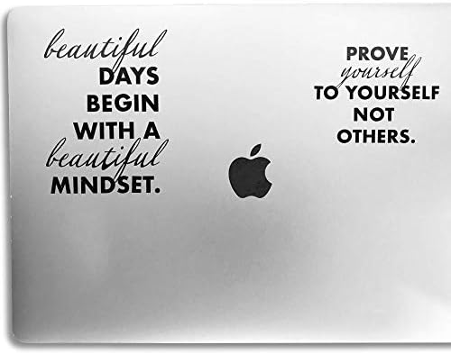 Amazon.com: Biz-Bae Laptop Sticker Quotes, Inspirational Motivational ...