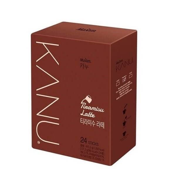 Amazon.com : ZEESOON Dongsuh Maxim KANU Tiramisu Latte 24 Sticks ...