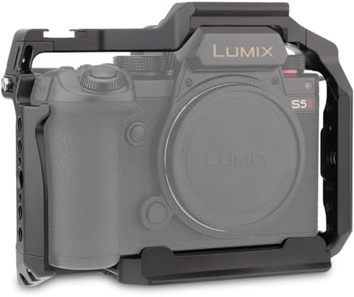 Amazon.com : LEFTFOTO S5ii Camera Cage for Panasonic LUMIX S5 II / S5 ...