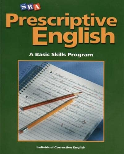 Prescriptive English, Student Edition Book A (INDIVIDUAL CORRECTIVE ...