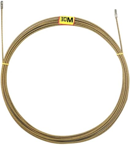 VGongTech 100ft Electrical Spring Wire Threader Fish Tape Fastener ...