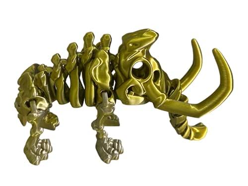 Amazon.com: Skeleton Mamut 3D Printed Dinosaur Toy Full Articulated ...