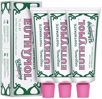 Amazon.com: EUTHYMOL Whitening Toothpaste (3.7fl oz, Pack of 3) - Stain ...