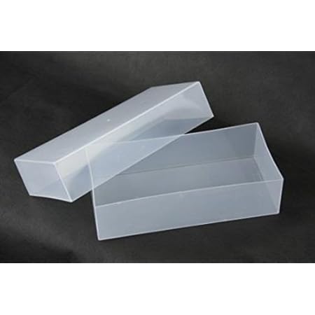 x10 Clear Plastic Business Card Boxes 95mm x 60mm x 35mm - Holds up to ...