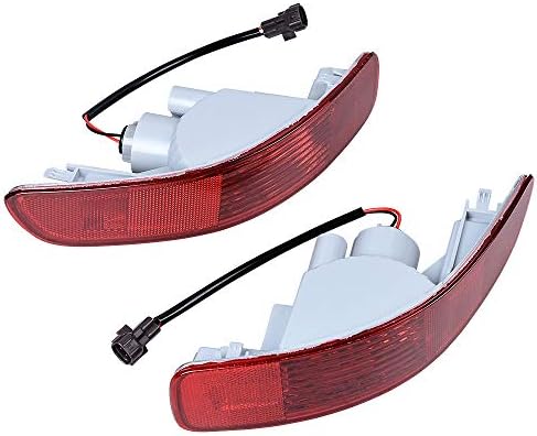 Amazon.com: Astra Depot Left Right Rear Bumper Tail Fog Light Reflector ...