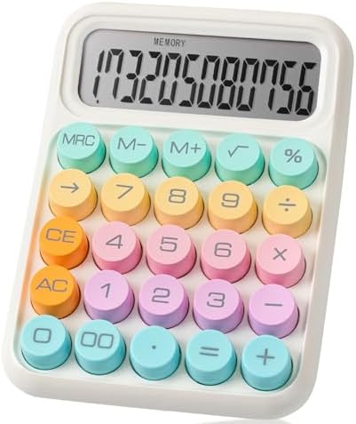 Amazon.com : Copkim 4 Pcs Candy Colored Mechanical Switch Calculator 12 ...