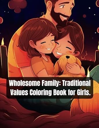 Wholesome Family: Traditional Conservative Values Coloring Book for ...