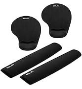 Elzo Keyboard Wrist Rest Support Pad, Memory Foam Padding Non-Slip ...