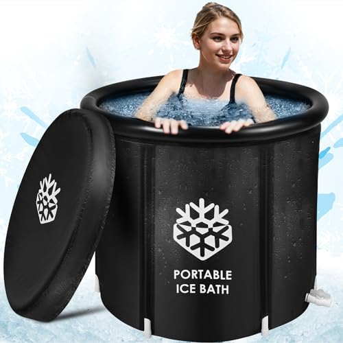 WildFun Ice Bath Tub Outdoor for Athletes, 376L Cold Plunge Tub for ...