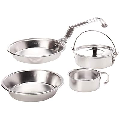 Coleman Camping Cookware | 5-Piece Aluminum Nesting Mess Kit – solohikegear