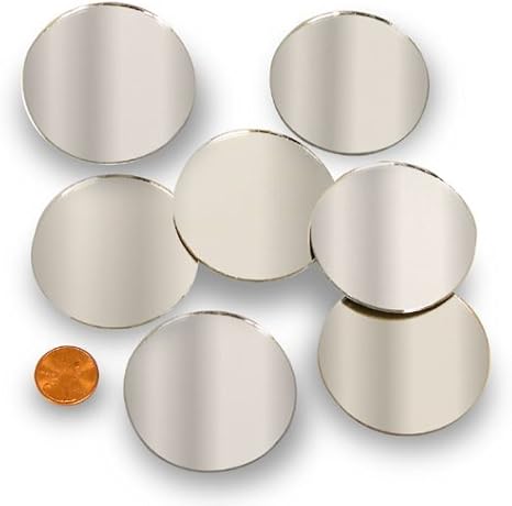 Amazon.com: Round 2" Mini Mirror Can Be Used in Many Craft Projects ...