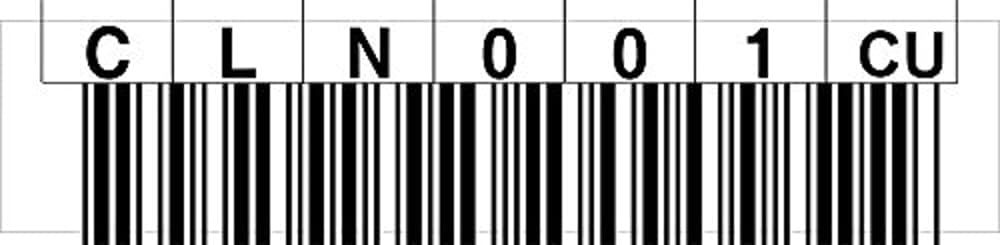 Astar LTO Cleaning Label Horizontal Number Circle CLN001-CLN020 ...