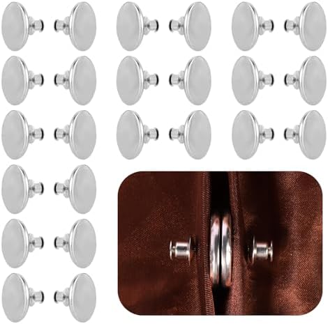 6 Pairs Curtain Magnets Closure, Magnetic Curtain Clips for Indoor ...