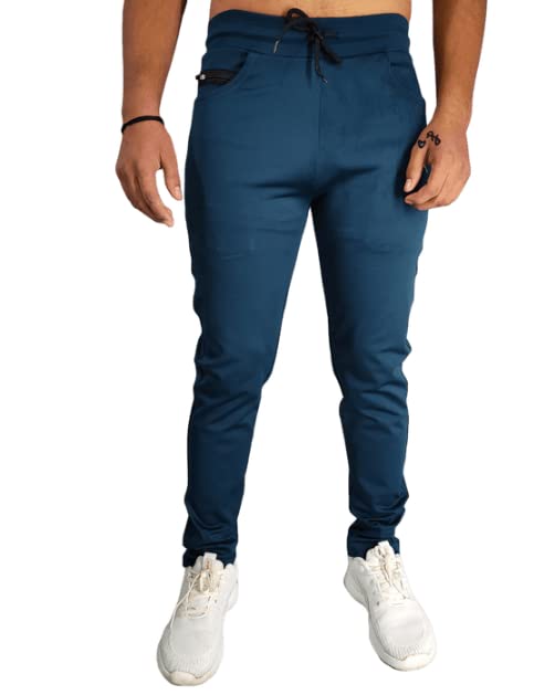 Forway 4 Way Mens Lower Track Pants Regular Fit Slim Fit Running ...