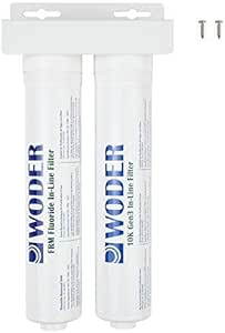 Woder-10K-FRM-JG-3/8 Fluoride Removal Inline Water Filter 10,000gal ...