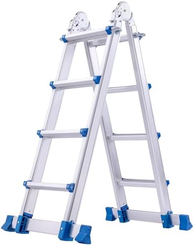 Extension Ladder, A Frame 4 Step Ladder, Anti-Slip Multi Position ...
