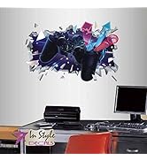 Amazon.com: TOARTI 3D Game Wall Decals,Gaming Wall Stickers for Boys ...