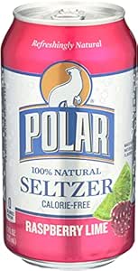 Amazon.com: Polar Seltzer Water, Raspberry Lime, 12 fl oz : Grocery & Gourmet Food