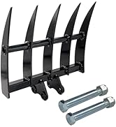 Amazon.com : Small Mini Digger Rake, Mini Excavator Rake,Backhoe Rake ...