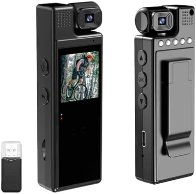 Amazon.com : 1080P Body Camera with Video and Audio Recording, Body ...