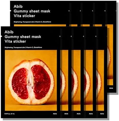 Amazon.com : Abib Gummy Sheet Mask 10 Sheets Heartleaf (Soothing ...