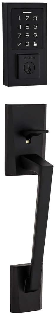 WEISER SmartCode Touchpad Electronic Deadbolt and Handleset Combo Pack ...