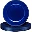 Gerrii 12 Pcs Metallic Bead Charger Plates 13 Inch Plastic Round Plates ...