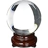 Amlong CrystalClear Crystal Ball 150mm (6 in.) Including Wooden Stand ...