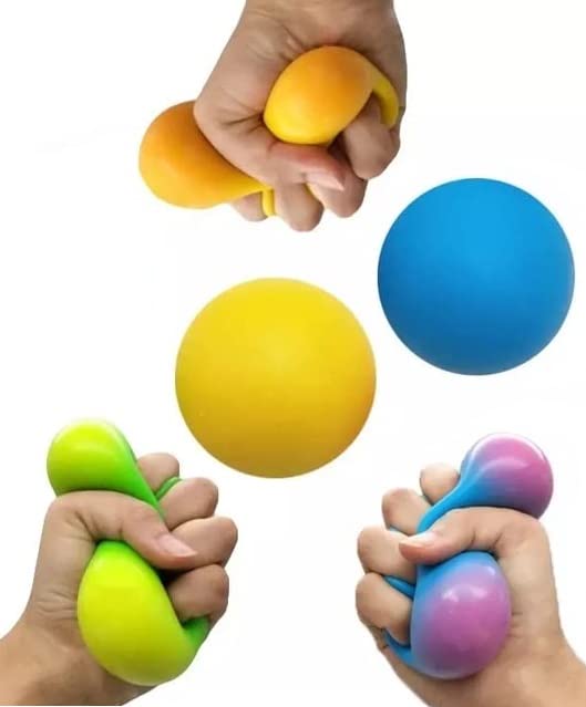 Buy LEYSIN Color Changing Squishy Balls, Pack of 2, Multicolor (Variety ...
