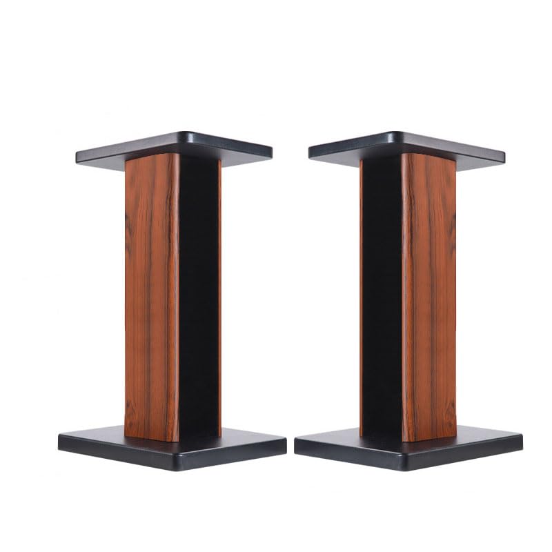 Amazon.com: FJZFU Wood Grain Speaker Stands, Floor Speaker Stand, Wood ...