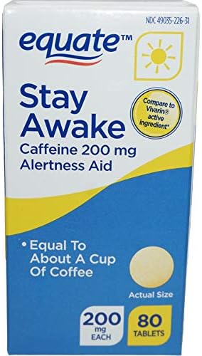 Amazon.com: Equate - Stay Awake - Alertness Aid with Caffeine | Maximum ...
