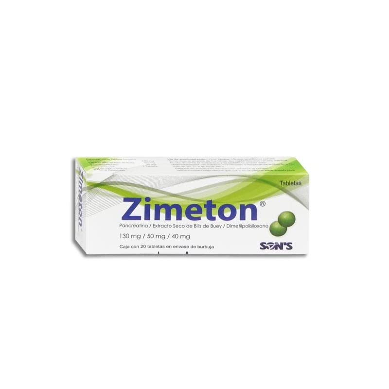 Zimeton con 20 tabletas de 130/50/40 mg : Amazon.com.mx: Salud y ...