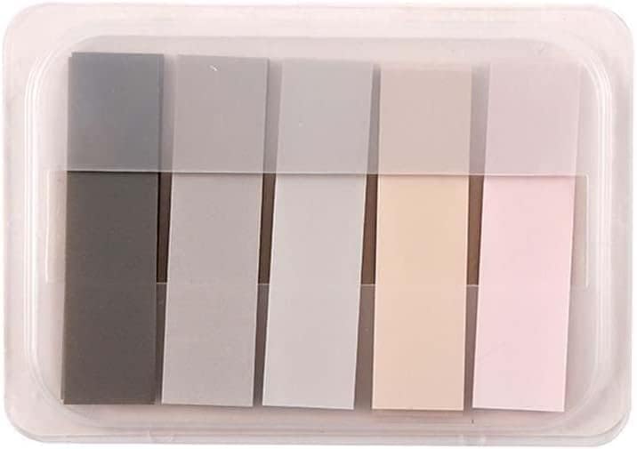 Amazon.com : 100 Pcs Grey Sticky Index Tabs,Notes Flags Writable and ...