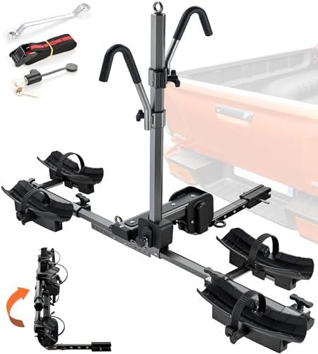 Amazon.com: Osluken Bike Rack Hitch Mount, 220 LBS Capacity Tilting ...