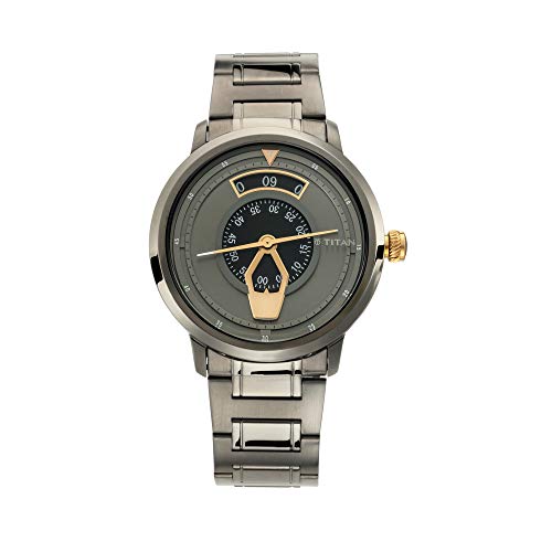 Titan Maritime Analog Grey Dial Men's Watch NM1828KM01/NN1828KM01 ...