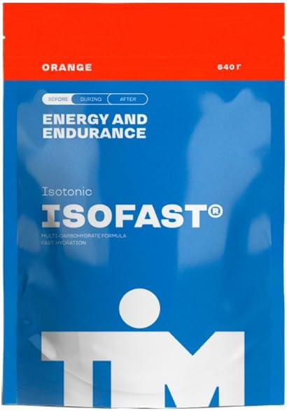 TIM Isotonic Energy Drink Powder, Orange Flavor, 640g, Sports Nutrition ...