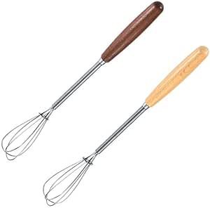 Amazon.com: Lelasety Stainless Steel Mini Whisk 2 Pcs, Small Wire ...