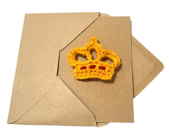 Coronation 2023 Card, King Charles III Coronation crown card, crochet ...