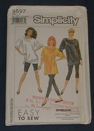 Simplicity Pattern #9597 SIZE: A ALL SIZES INCLUDED: Simplicity: Amazon.com: Books