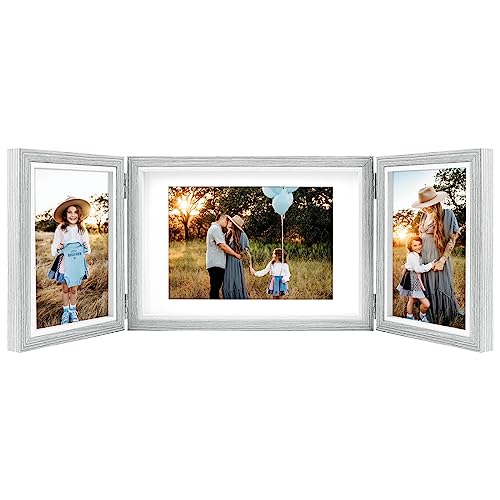 Triple Photo Frame Multiple Photos 3 Picture Frames 4×6 and 5×7 Photos ...
