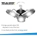 Bell+Howell TRI Burst High Intensity Lighting with 144 LED Bulb, Multi ...