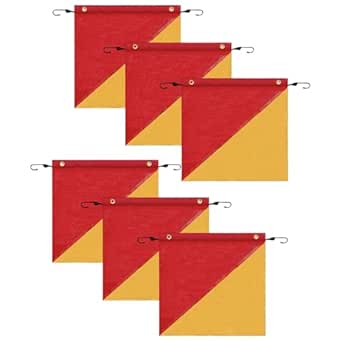 Gupcaqosjw Safety Flag | Oversize Load Flags with Elastic Cord,High ...