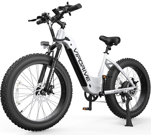 Vipdrive Electric Bike, 750W Electric Bike for Adults 26MPH Adult Ebike with 48V 15Ah Samsung ...