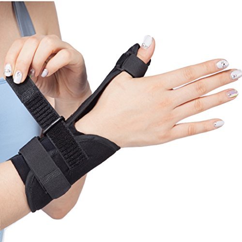 Amazon.com: MEDIZED Arthritis Thumb Splint Adjustable Thumb Support ...