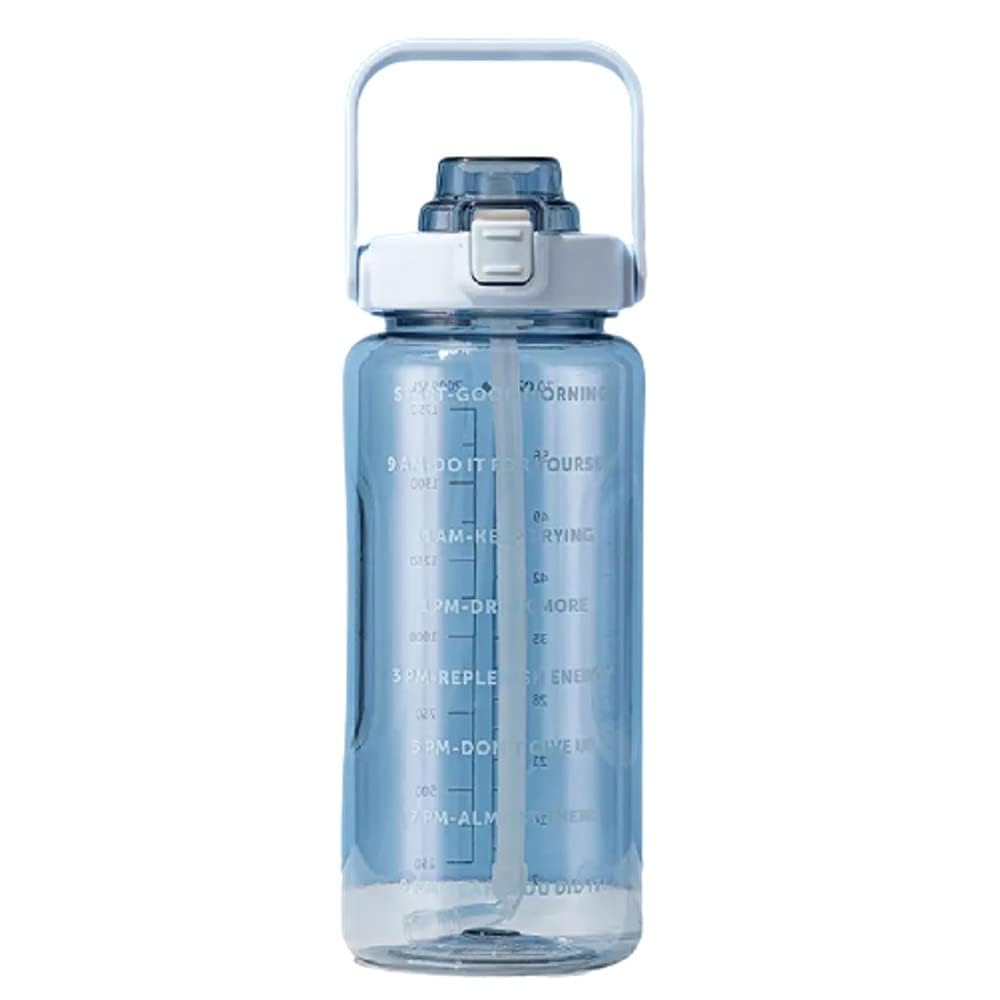 HaRvic Water Bottle with Straw Motivational Water Bottle Gym Water Bottle Sports Water Bottles 2 ...