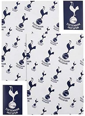 Tottenham Hotspur FC Wrapping Paper 2 Sheets 2 Tags, Spurs football ...